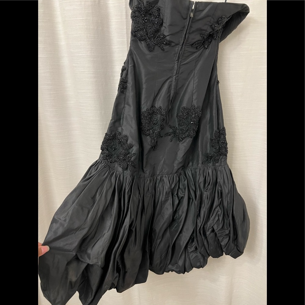 Vintage Balloon Hem Party Dress - Gem